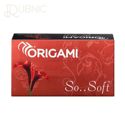 Origami So Soft 2 Ply Facial Tissue Paper 100 Pulls Per Box Pack of 2 ...